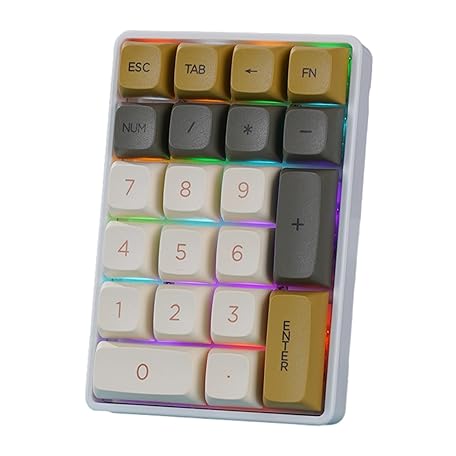Mua BRIMFORD Numeric Keypad, Mechanical Numeric Keypad, Wireless, Mechanical Keyboard, 3 ...