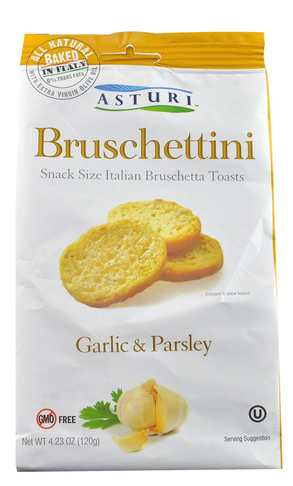Amazon.com: Asturi Bruschettini Garlic & Parsley -- 4.23 oz - Pack of 2
