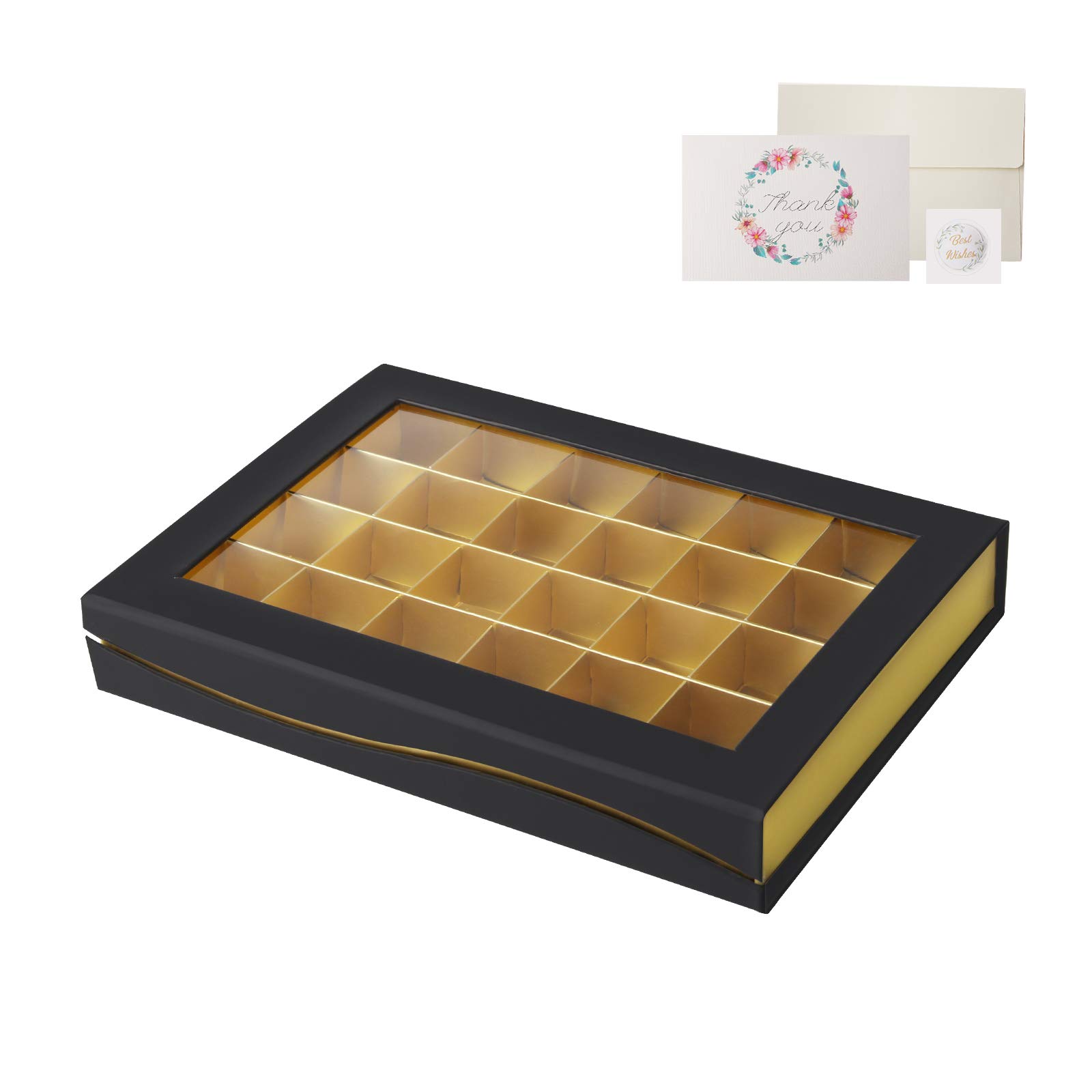 Buy Bumlon Empty Chocolate Gift Packaging Boxes, Display Window ...