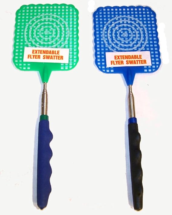 Amazon.com : 6 Pieces of the Expandable Fly Swatters in Assorted Colors ...