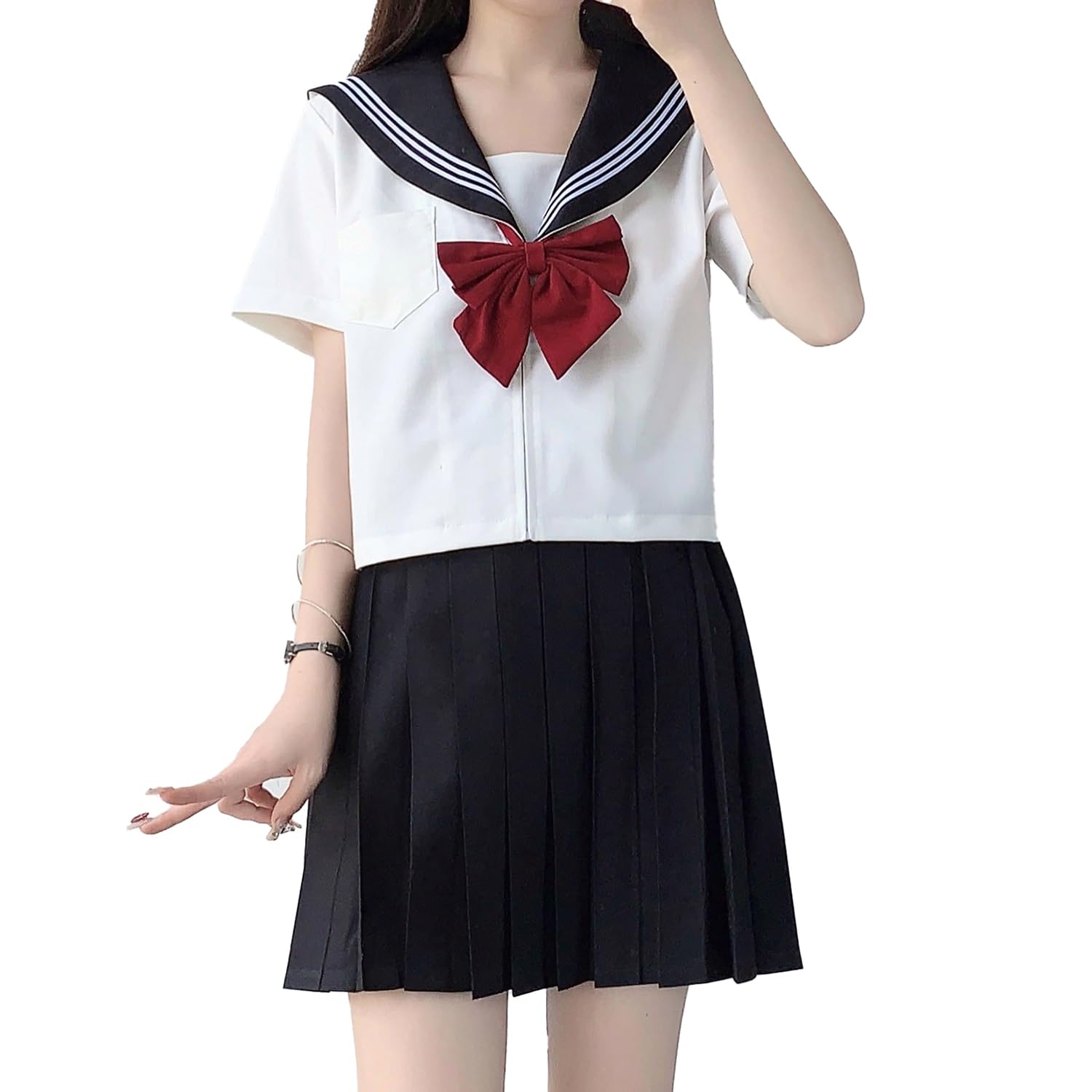 Mua Cedar Eight 3-piece Set of 3 JK Cosplay, Sailor Uniform, High ...