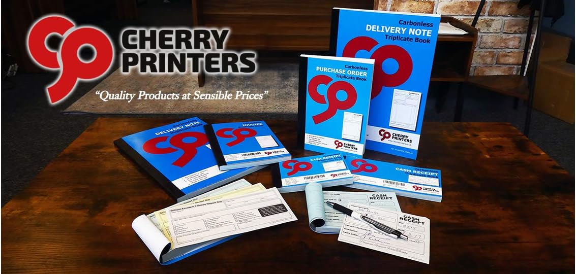 Cherry Carbonless NCR Purchase Order Triplicate Book A5 50 Sets – BigaMart