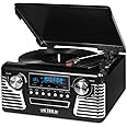 Amazon.com: Victrola 50's Retro Bluetooth Record Player & Multimedia ...