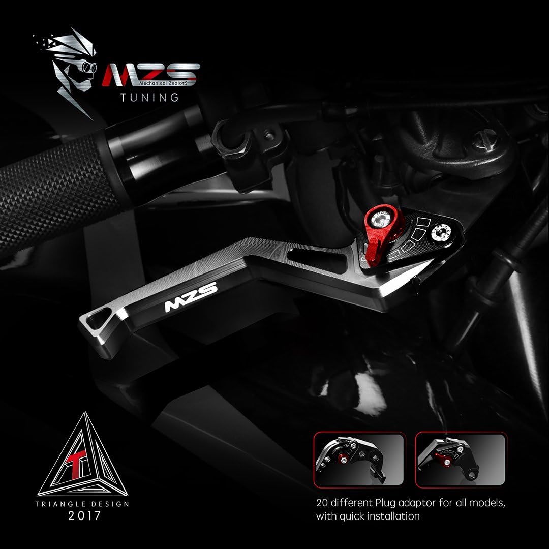 MZS CNC Brake Clutch Levers Set Compatible CBR600RR 2007-2020 ...