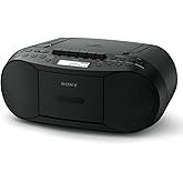 Amazon.com: Sony Stereo CD/Cassette Boombox Home Audio Radio, Black ...
