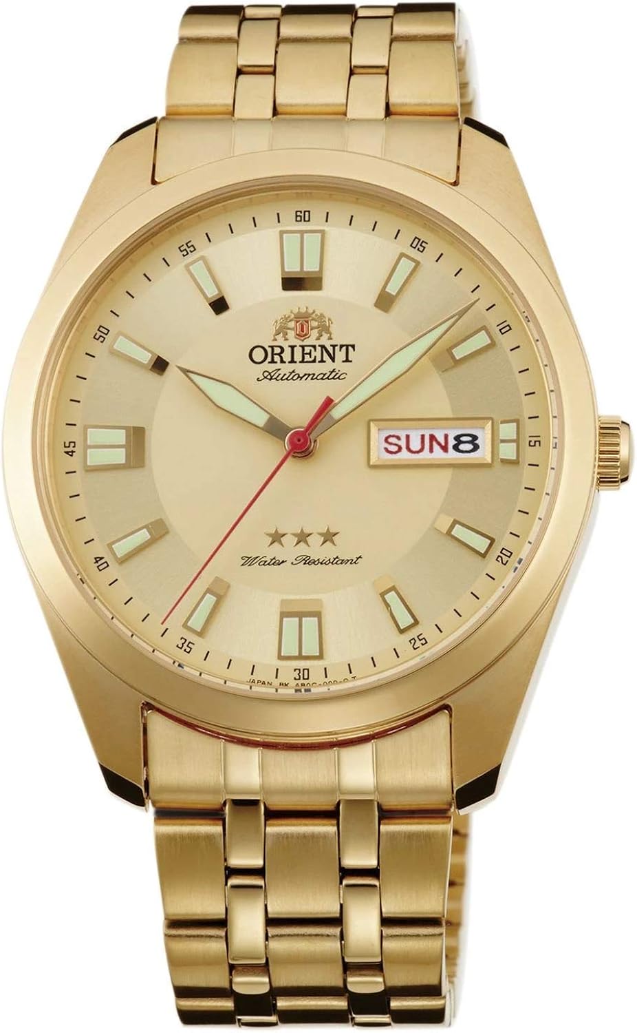 Amazon.com: Orient Tri Star Automatic Gold Dial Men's Watch RA ...