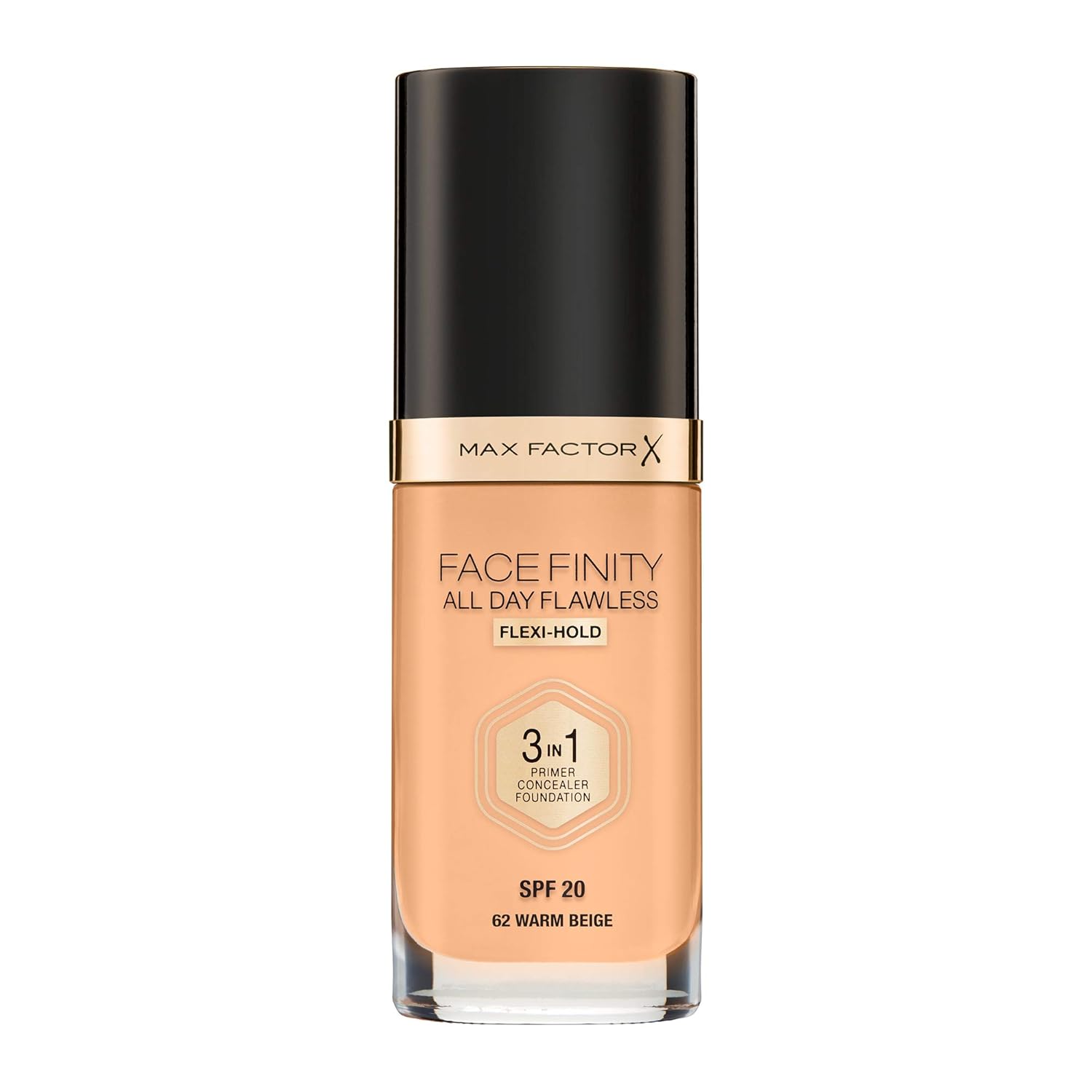 Max Factor Facefinity 3-in-1 All Day Flawless Foundation, SPF 20, Warm ...