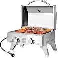 Amazon.com: Happygrill Portable Gas Grill Stainless Steel Propane Grill ...