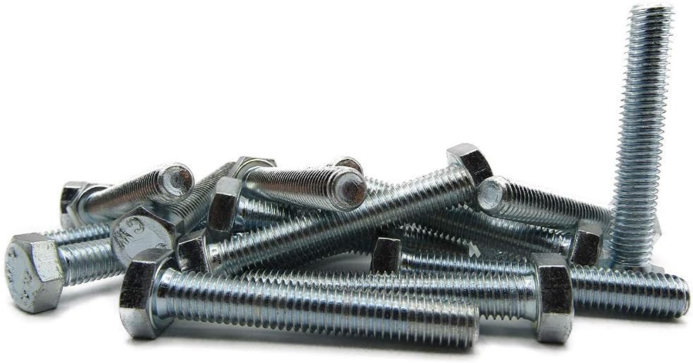 M8 Bolts (8mm x 50mm) Hex Bolt, Setscrew (Pack of 20) – BigaMart