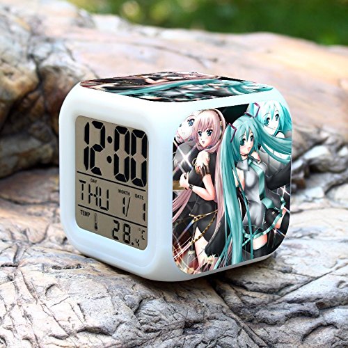 Deco Space Japan Anime Hatsune Miku Digital Multifunctional Alarm Clock ...