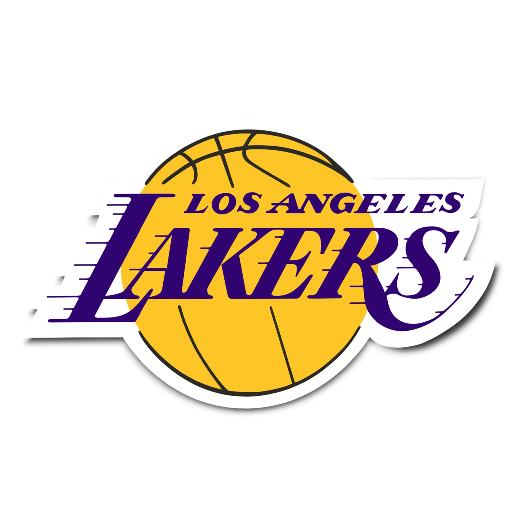 Mua Desert Cactus Los Angeles Lakers LA NBA Officially Licensed Sticker ...