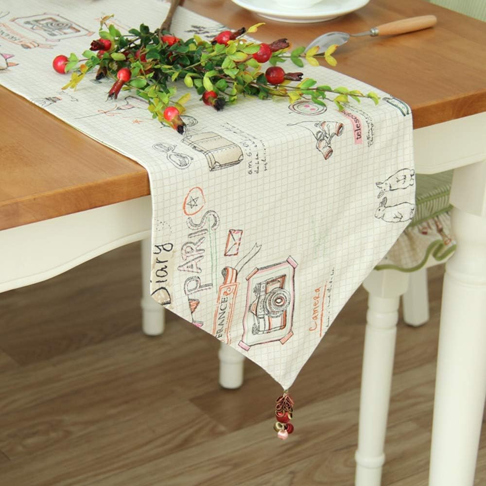 ZXH Runner per tavoli Dresser Sciarpa, Pastorale Fresco Runner in ...