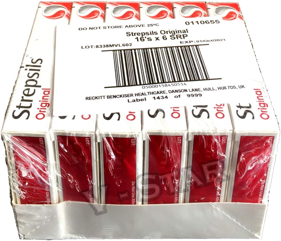 Full Box of STREPSILS (16 x 6 Boxes) (Original) – BigaMart