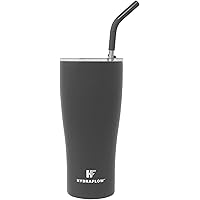 Amazon.com | HYDRAFLOW Capri - 30oz Tumbler with Straw - Triple Wall ...