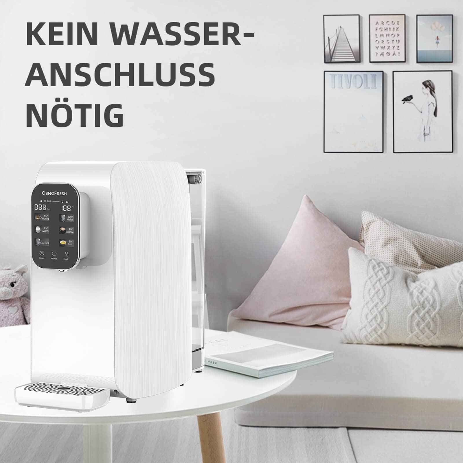 Mua OsmoFresh Quella Life Countertop Osmosis System with 6 Temperature ...