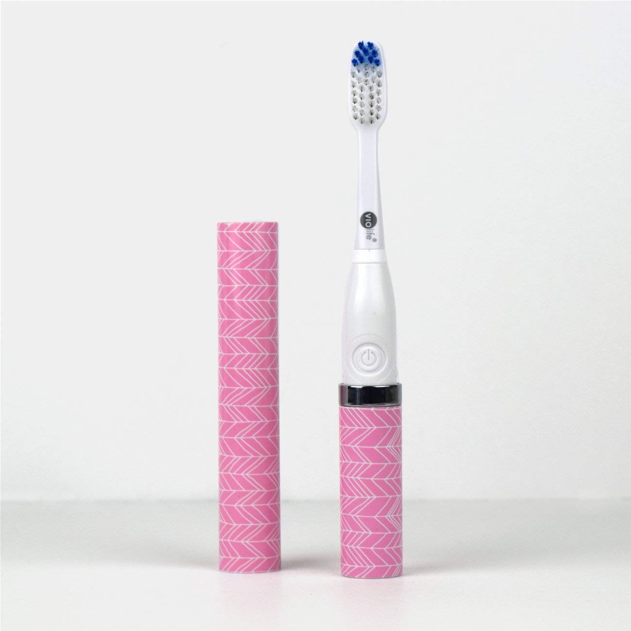 Amazon.com: Violife Slim Sonic Classic Electric Toothbrush Rosy Cheeks ...