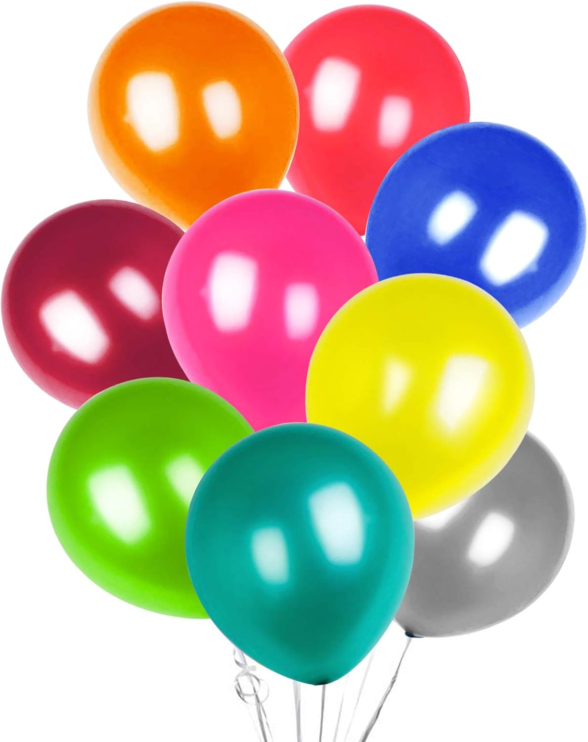 Bakicey Luftballon, 100 Stück Ballons Bunte Partyballon Helium ...