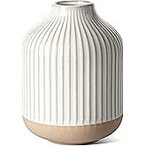 Amazon.com: Small Boho Vase for Decor,Rustic Farmhouse Vase for Pampas ...