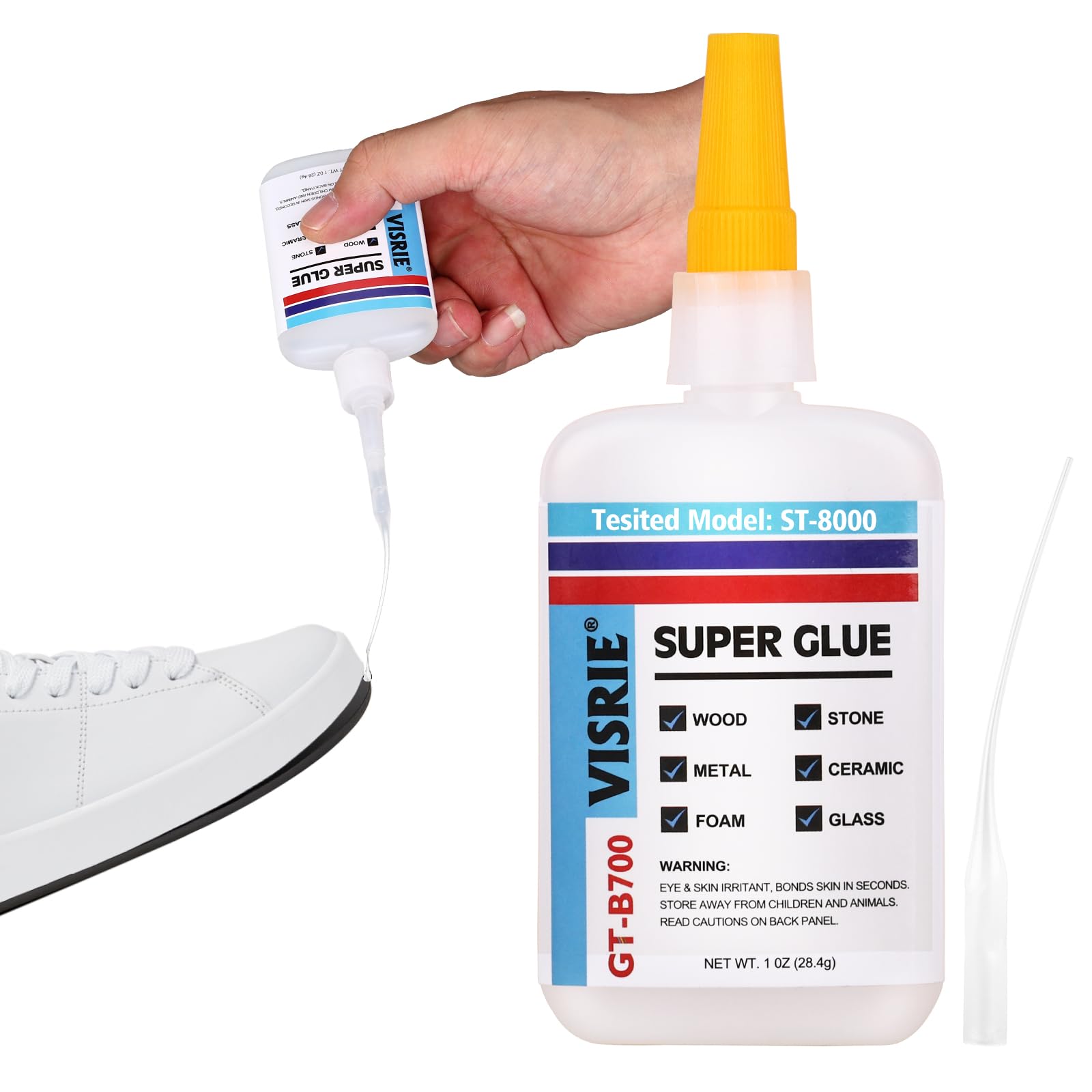 Mua Super Glue Gel, Clear Superglue Ultra Gel Control, 1 fl oz, Easy ...