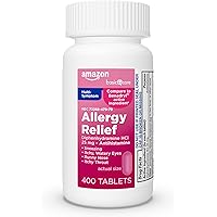 Amazon.com: Amazon Basic Care Allergy Relief Diphenhydramine HCl 25 mg ...