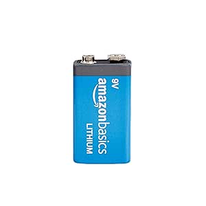 Amazon.com: Amazon Basics Single 9 Volt High-Performance Lithium ...