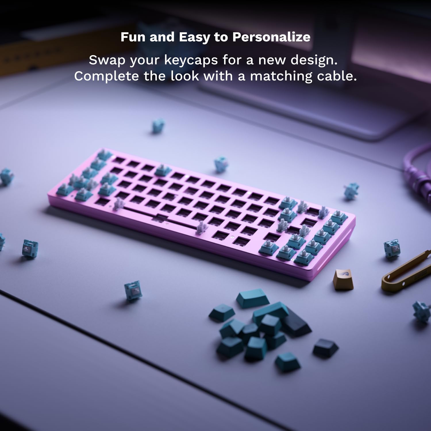 Mua Glorious Gaming GMMK 2- Pink Gaming Keyboard - TKL Mechanical ...