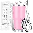 40OZ Vaso Térmico de Acero Inoxidable, Easytao Taza Termica Frio y Caliente para Cafe con Tapa y ...