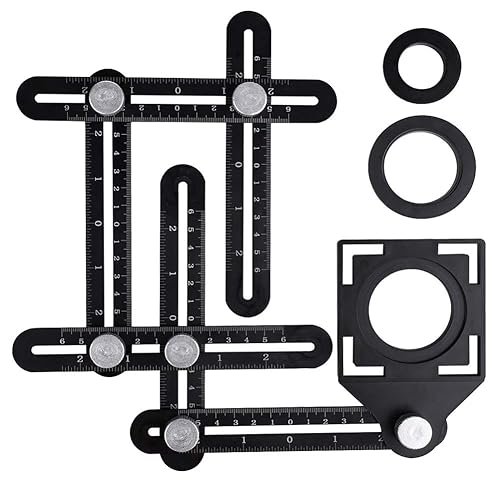 Aluminum Alloy Multi Function Six Fold Ruler Angle Finder Universal