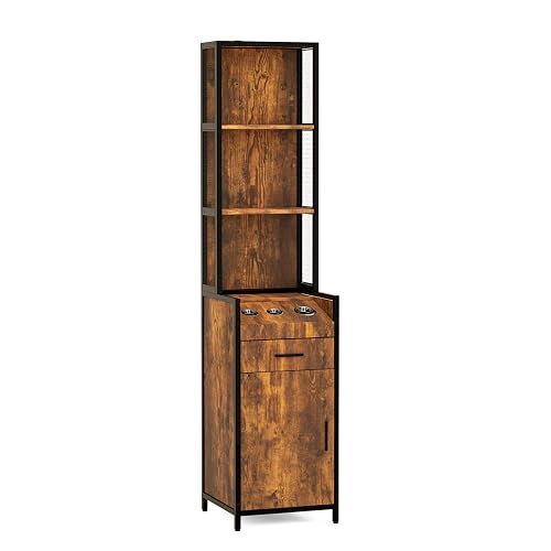 LEADZM Salon Station for Hair Stylist, Industrial Style Barber Stations ...