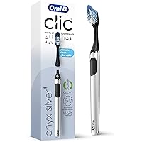 Amazon.com : Oral-B Clic Toothbrush, Chrome Black, with 1 Bonus ...