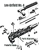 Lee-Enfield Rifle No. 4: Phantom Parts Diagrams and Parts Listing (Know ...