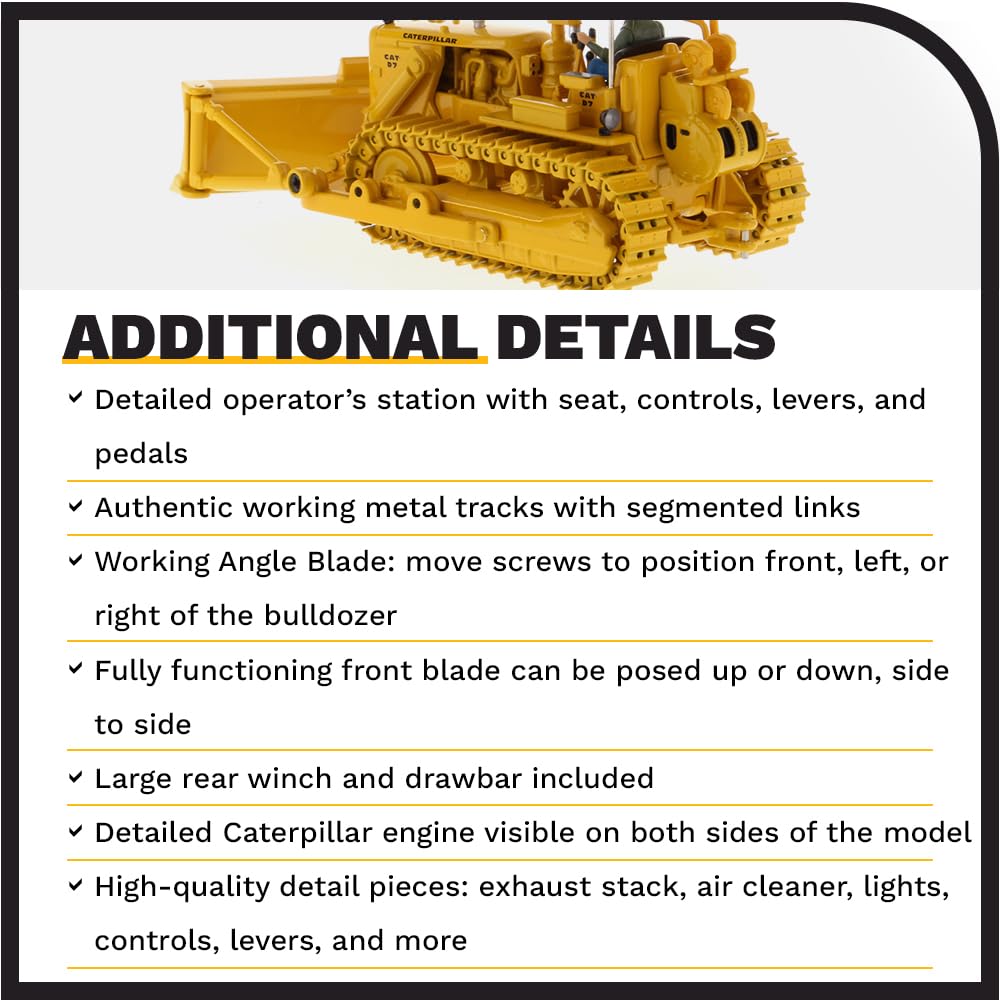 Mua Diecast Masters 1:50 Caterpillar D7C Track-Type Tractor | Vintage ...