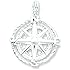Amazon.com: Sterling Silver Compass Rose Pendant: Necklaces: Jewelry