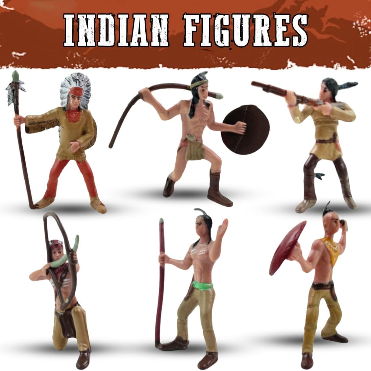 Mua Liberty Imports 12 PCS Cowboy and Indian Figures, Mini Wild West ...