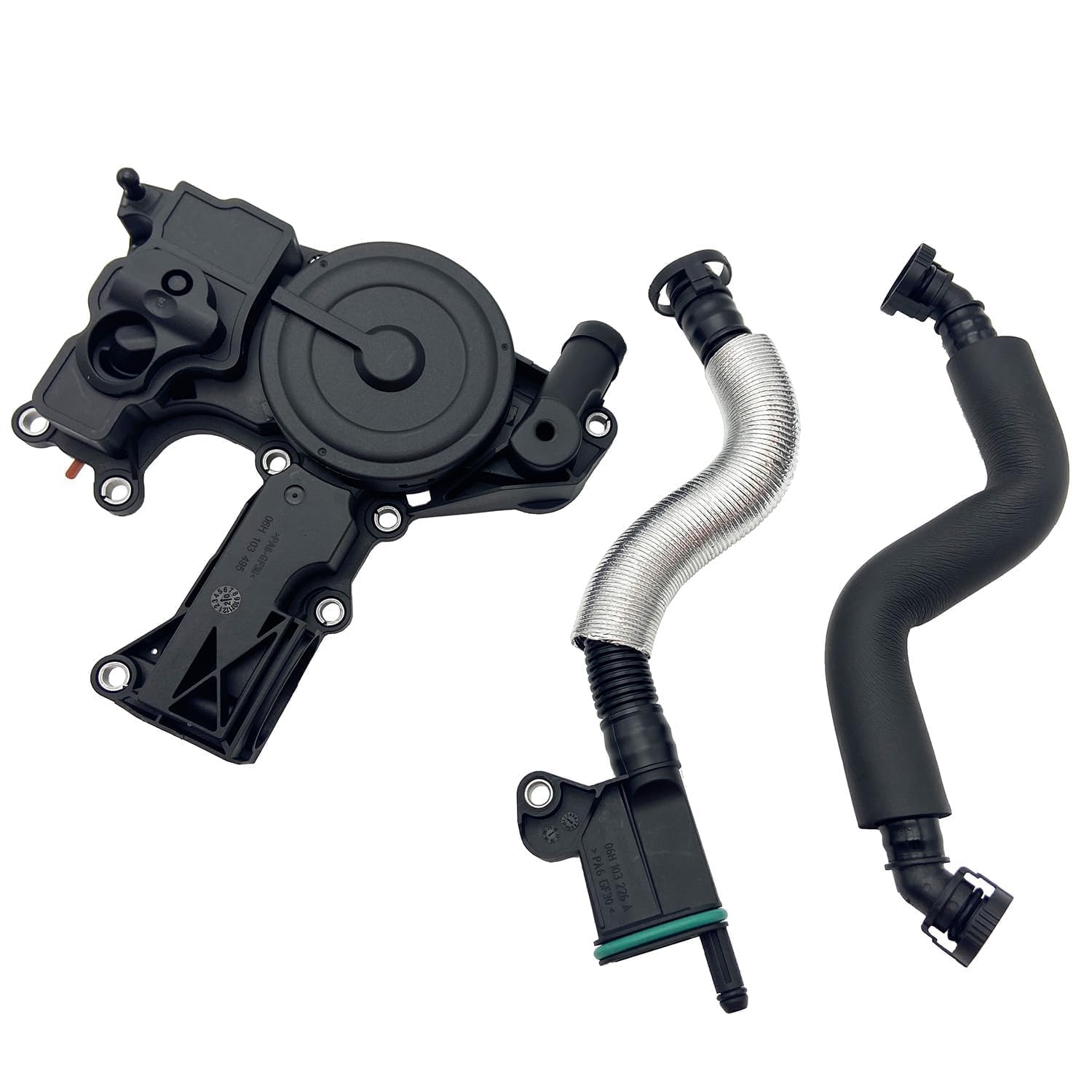 Cheriezing 06H103495A PCV Valve Oil Separator Engine Crankcase Vent ...
