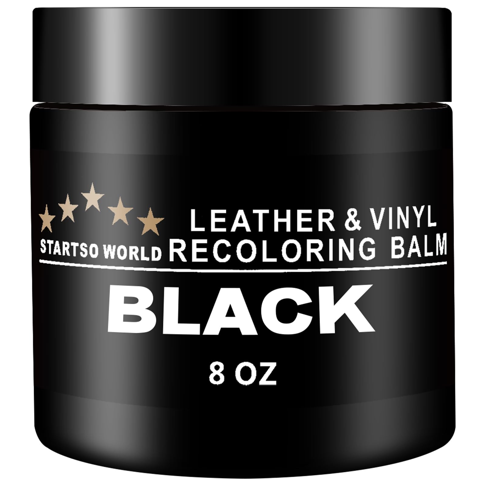 STARTSO WORLD Leather Recoloring Balm, Black Leather Repair Kit for ...