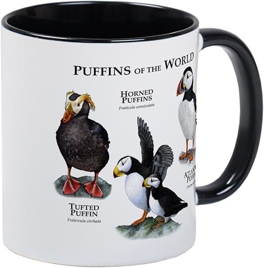 Amazon.com: CafePress Puffins Of The World Mug Unique Coffee Mug ...