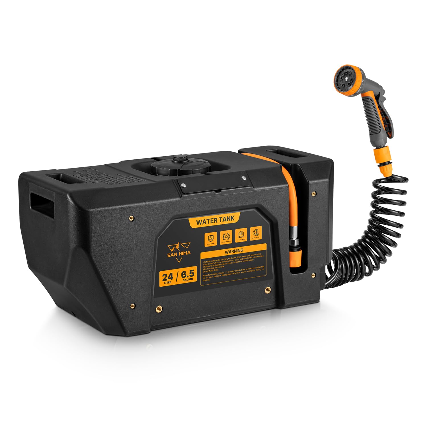 SanHima Portable Cordless Electric Water Tank 6.5-Gal, Retractable ...