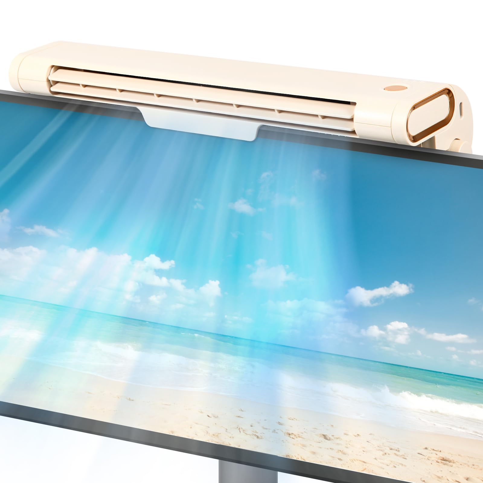 Mua Avoeco Computer Monitor Fan, Office Fan, Space Saving, 3 Speeds ...