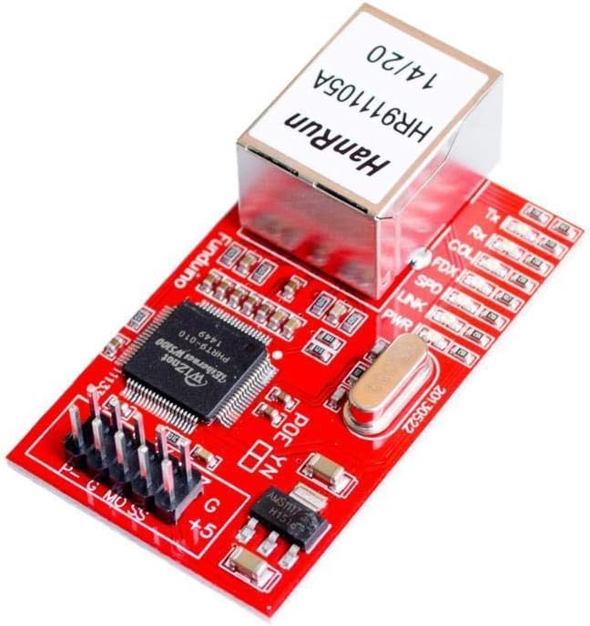 TECNOIOT Mini W5100 LAN Ethernet Shield Network Module Board Best for ...