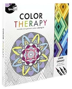 Amazon.com: Spicebox Books Sketch Plus Deluxe Meditative Coloring Book ...