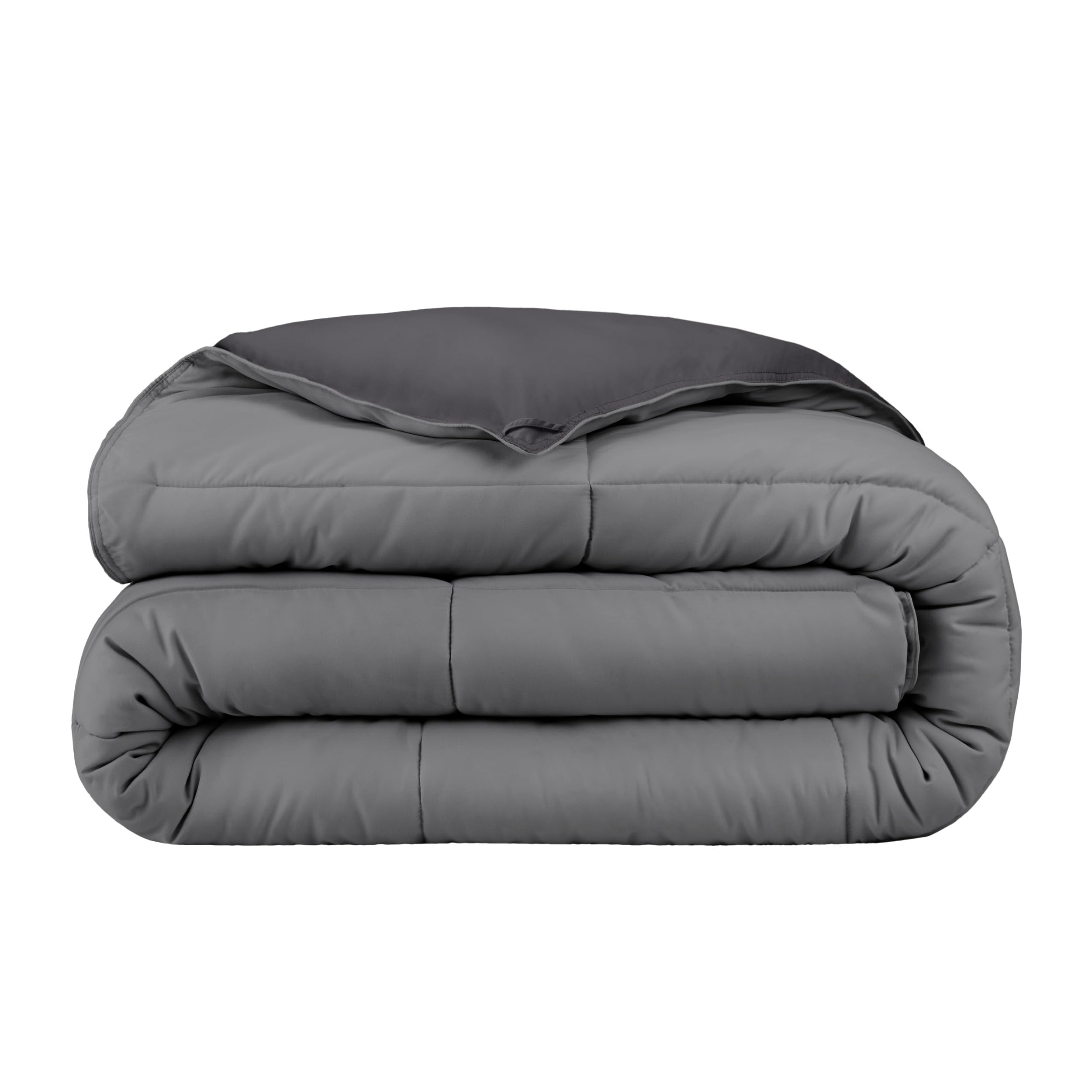 Bare Home Twin/Twin Extra Long Comforter - Reversible Colors - Goose ...