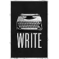 Amazon.com: Write Retro Manual Typewriter Writer Poster Black White ...