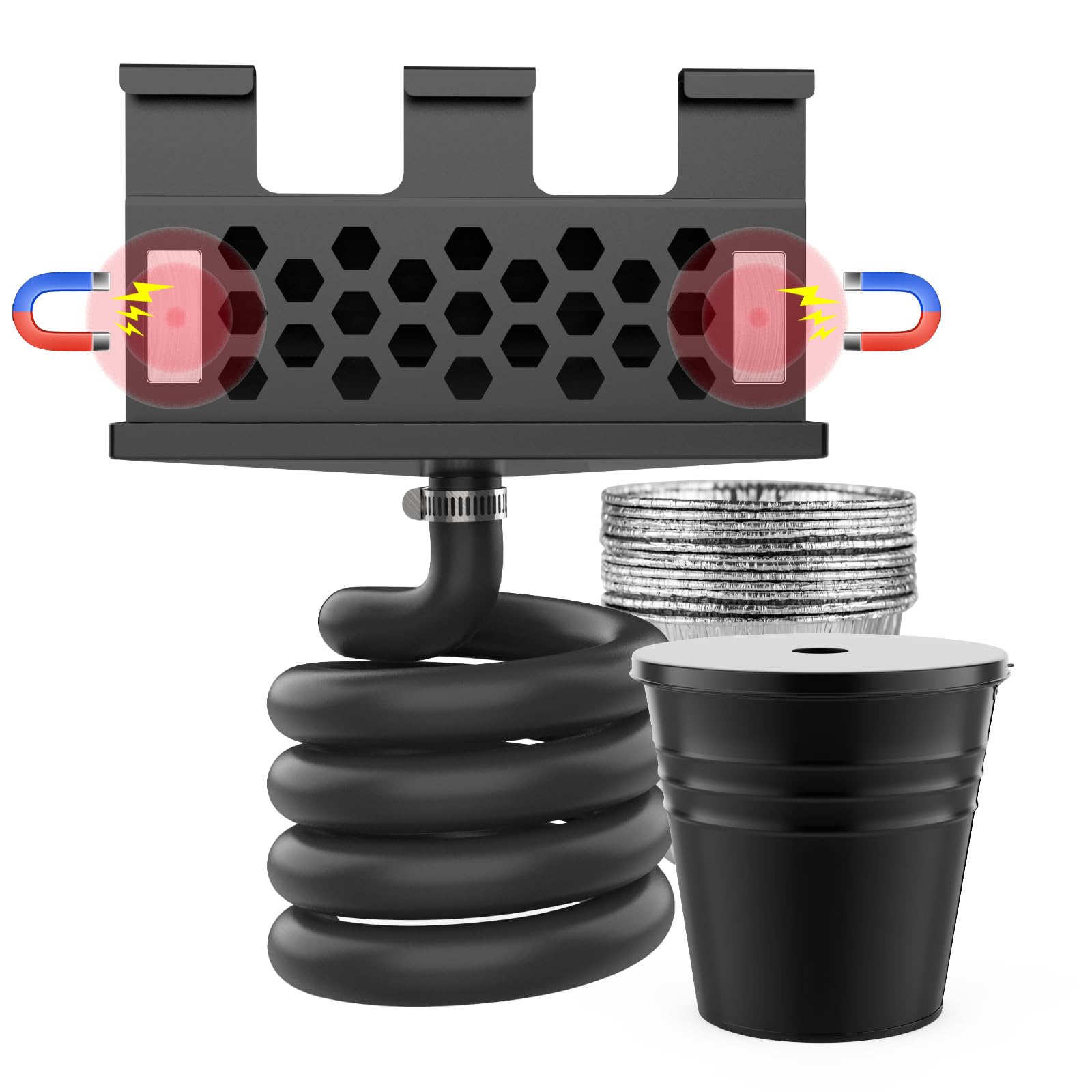 Rear Grease Drainage System for Blackstone Griddle, Equipped with 12 ...