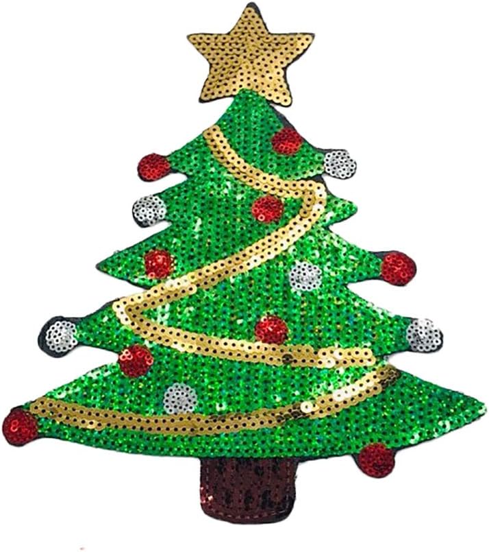 Patch Sticker, JUNGEN Parches Ropa, Diseño de Arbol de Navidad, Parches ...