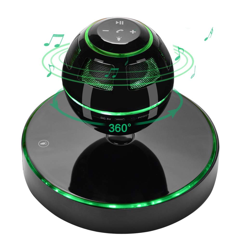 Amazon.com: Infinity Orb Magnetic Levitating Speaker Bluetooth 4.0 LED Flash Wireless Floating ...