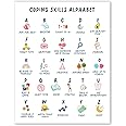 Amazon.com: Coping Skills Alphabet - School Counseling Office Decor ...