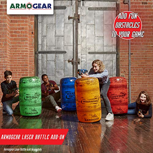 ArmoGear Inflatable Barrels for Laser Tag, Squirt Guns, and Paintball ...