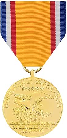 Amazon.com: Honorable Discharge Commemorative Medal Anodized: Clothing ...
