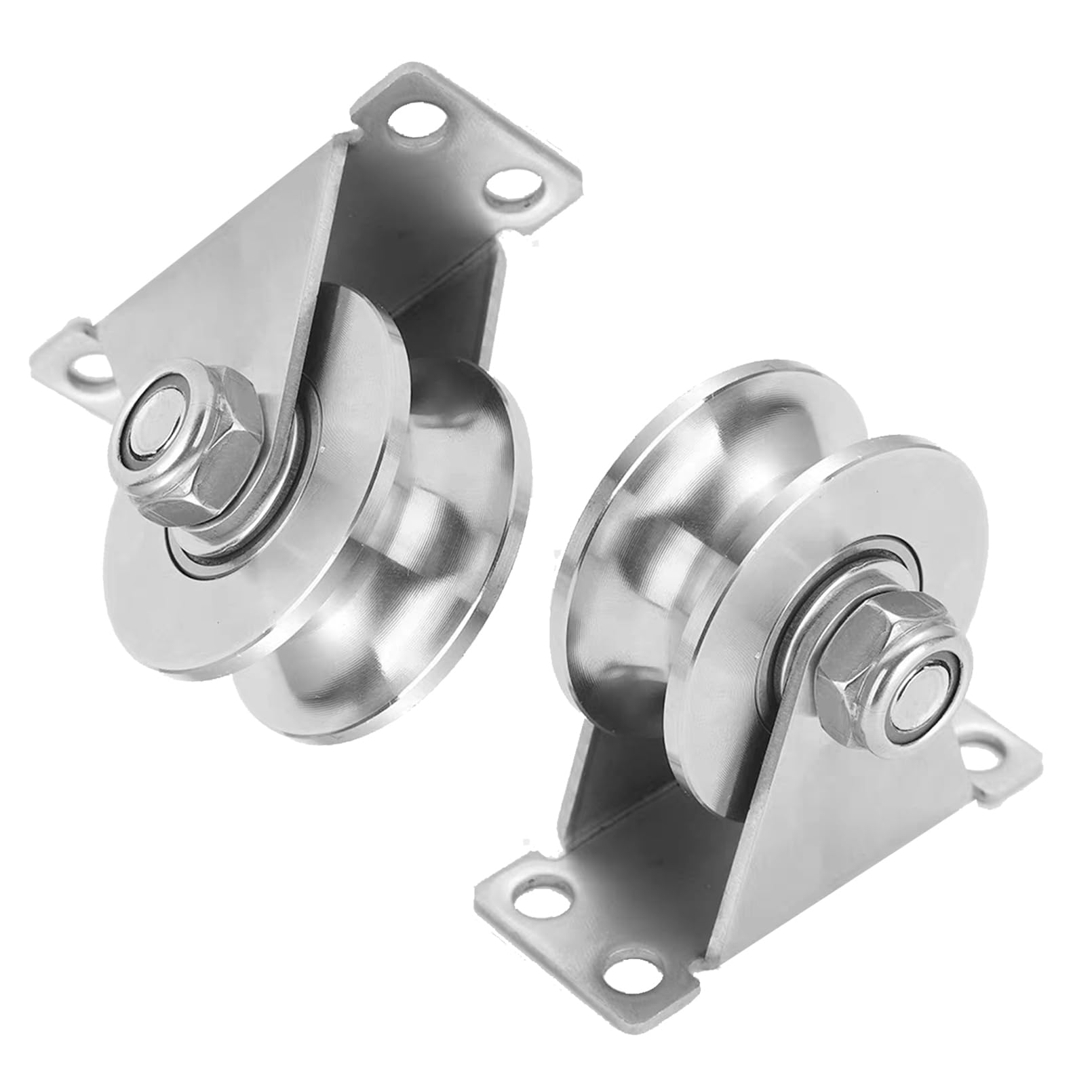 Stainless Steel U Groove Roller Gate Track Roller Heavy Duty Sliding ...